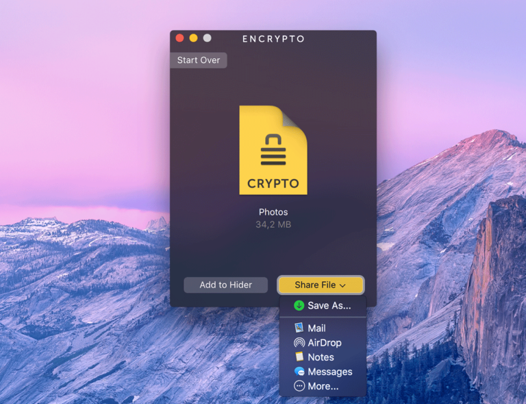 Encrypto – Protégez vos fichiers sur Windows et Mac